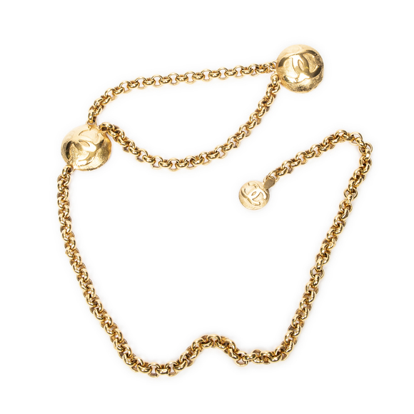 CHANEL | Accessories | Chanel Cc Medal Chain Belt | Poshmark